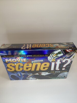Movie Scene it? 2nd Edition Board Game DVD 2007 Complete Trivia The DVD ...
