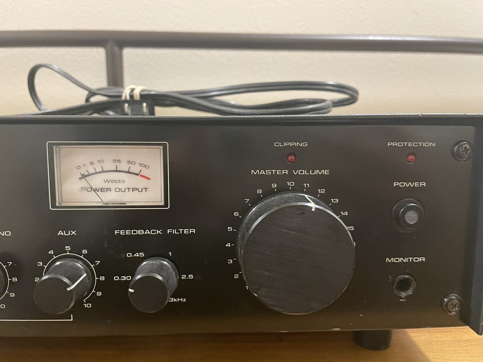 Realistic MPA-95 100 watt PA amplifier Black | Works | eBay