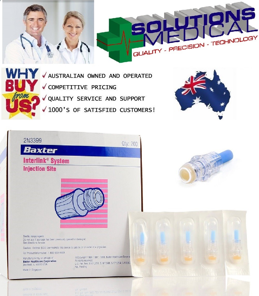 Baxter Iv Bung Interlink Injection Site With Luer Lock Adapter. | eBay ...