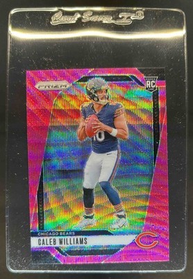 2024 Panini Prizm Caleb Williams RC Pink Wave Rookie #301 Bears | eBay