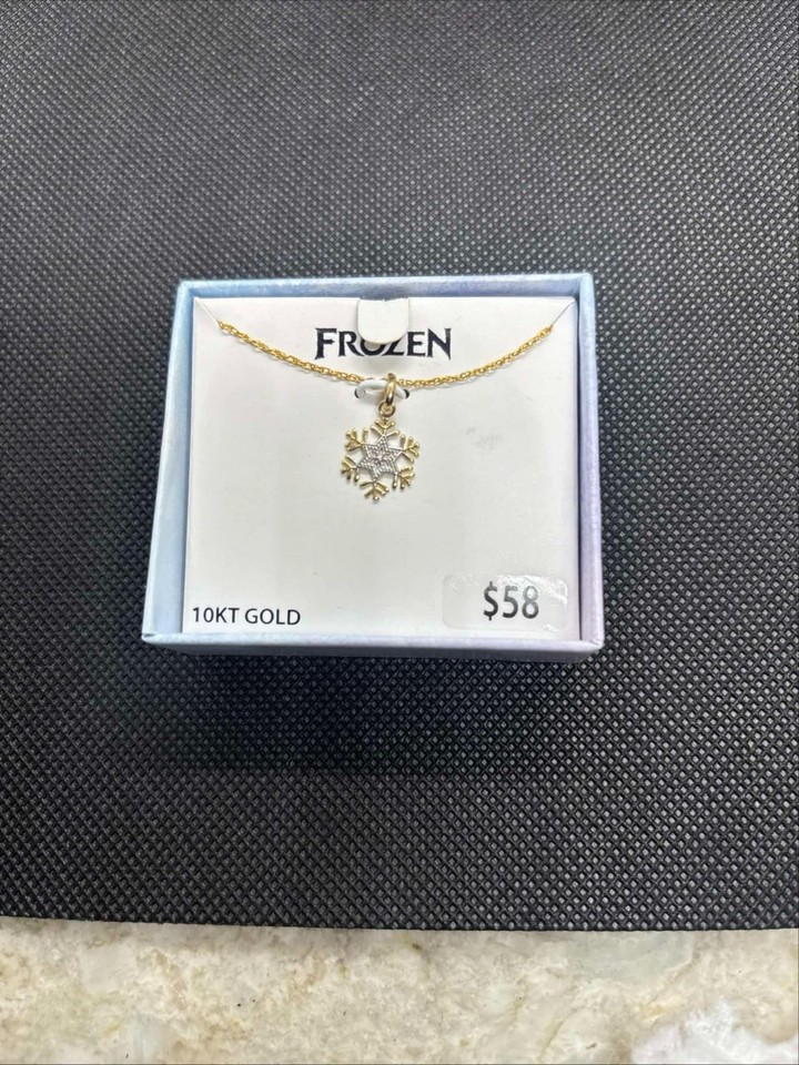 Disney Frozen Pendant Necklace 10kt Gold | eBay