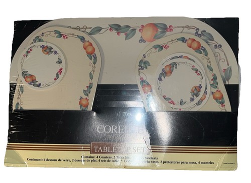 Vintage NOS Corelle Coordinates Abundance Pattern 10 Pc Set Placemat ...