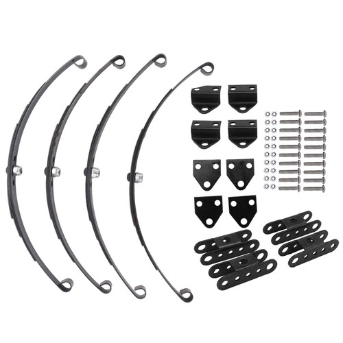 2X(4Pcs 1/10 Leaf Springs Set HighLift Chassis for 1/10 D90 RC Crawler ...