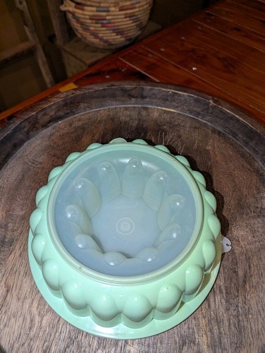 Vintage Tupperware 3 Piece Mint Green Jello Mold Ring | eBay