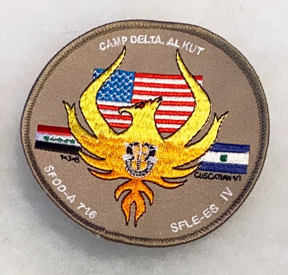 Camp Delta Alkut SFODA-716 SFLE-E6 IV Pocket Patch | eBay