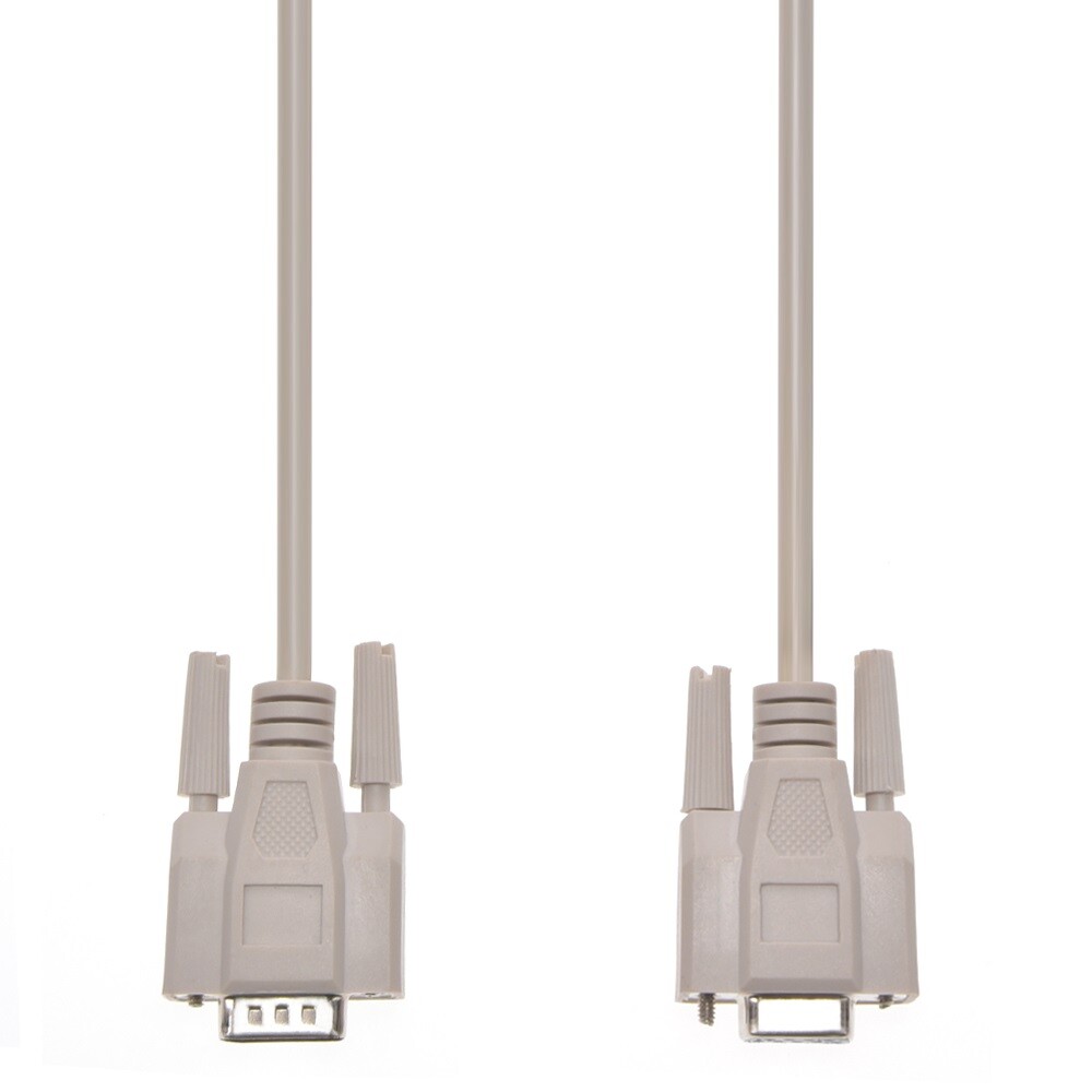 Serial Cable Extension Male to Female DB9 9 Pin RS232 M-F COM Port Wire ...