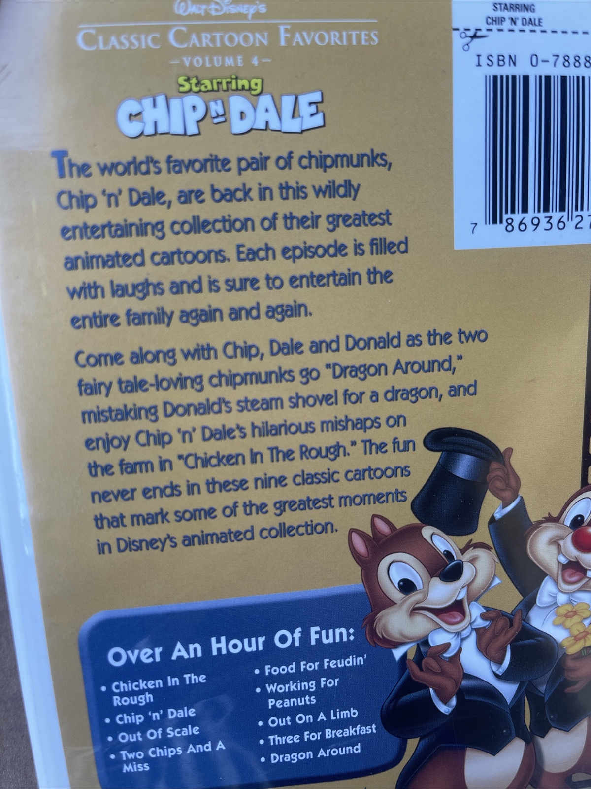 Walt Disney's Classic Cartoon Favorites Volume 4 Starring Chip n Dale ...