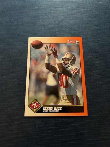1991 Score Football Jerry Rice #380 Set Break NM-MT | eBay