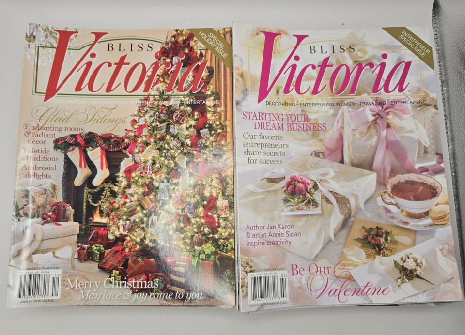 Big Lot of 18 VICTORIA Magazines 2001-2021 Decorating Garden Traditions ...
