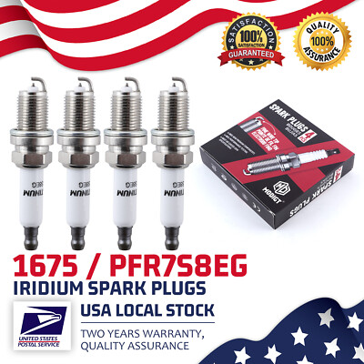 4Pcs High Performance Spark Plug OEM Replacement For PFR7S8EG 1675 ...