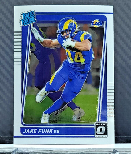 Jake Funk 2021 Donruss Optic RATED ROOKIE #295 - Rams RC | eBay