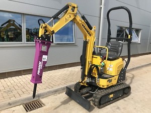 Prodem Hydraulic Hammer PRB008 0.7-1.5 Ton Breaker Pecker Demolition ...