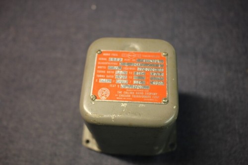 Vintage Collins Radio audio transformer 7533-F | eBay