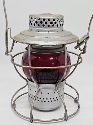 1928 PRR Keystone (Pennsylvania Railroad) HANDLAN RED GLOBE Railroad RR ...