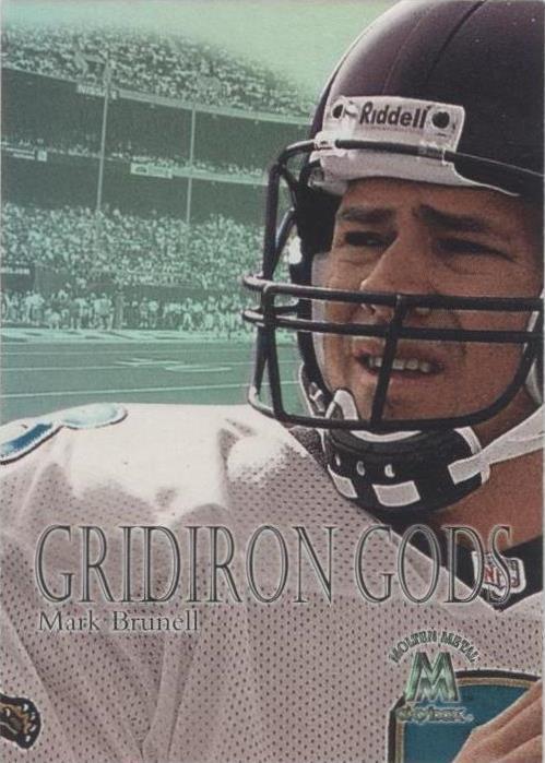1999 Skybox Molten Metal - Gridiron Gods Mark Brunell #8GG for sale ...