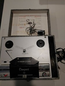 Webcor viscount iv 4 track tape recorder - pohbattle