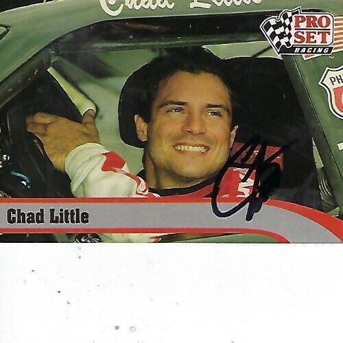 CHAD LITTLE SIGNED 1992 PRO SET RACING #53 - NASCAR | eBay
