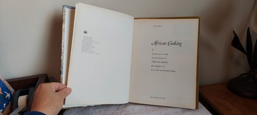 TIME-LIFE FOODS OF THE WORLD: AFRICAN COOKING HARDCOVER COOKBOOK 1971 ...