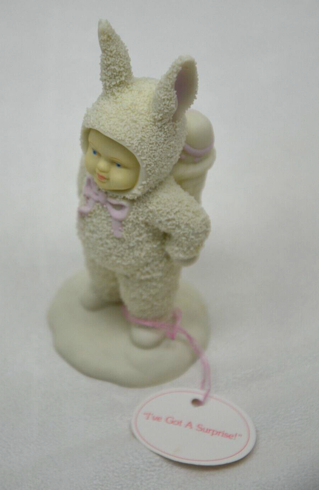 Dept 56 SNOWBUNNIES - I've Got a Surprise -Snowbabies Backpack Basket ...