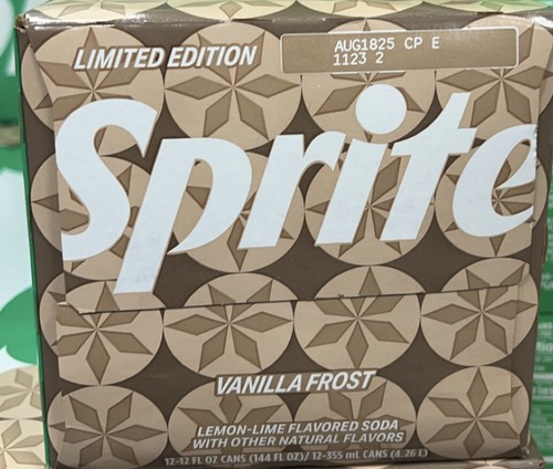 Vanilla Frosting Sprite , Limited Edition 12 Pack | eBay