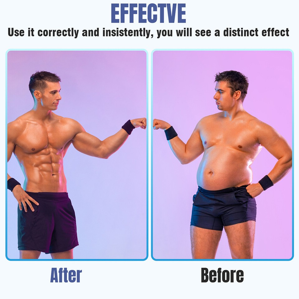 2025 Muscle Stimulator EMS Ab Trainer Tens Unit Portable Stimulater Abs ...