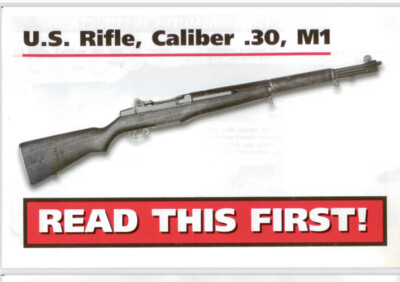 CMP M1 Garand Instruction Manual On USB (READ DESCRIPTION!!!) | eBay