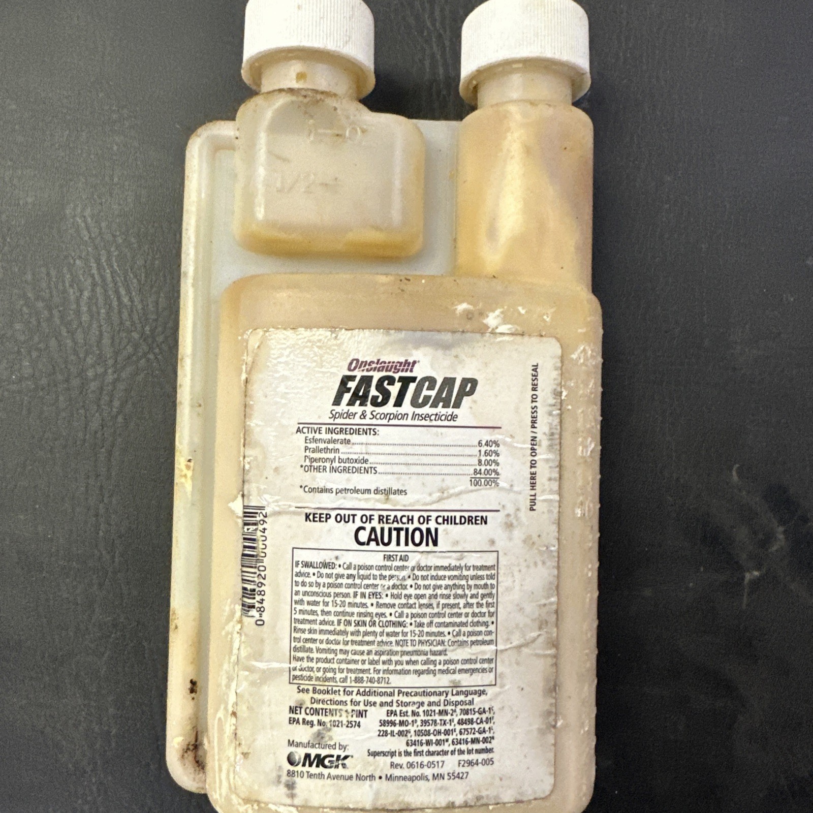 Onslaught FastCap Spider and Scorpion Insecticide - MGK Insecticide ...