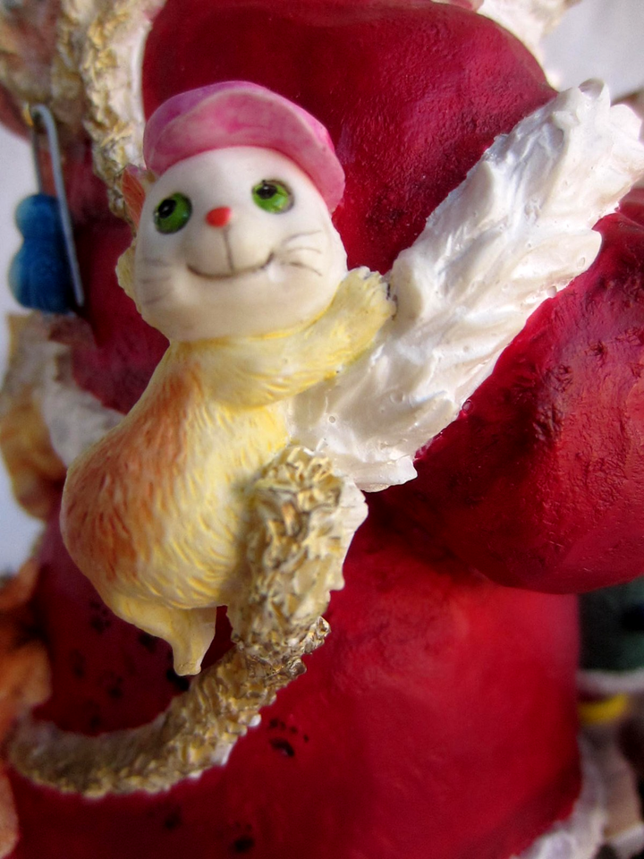 The Danbury Mint Mrs Santa Claws by Bill Bell Christmas Holiday Cat ...