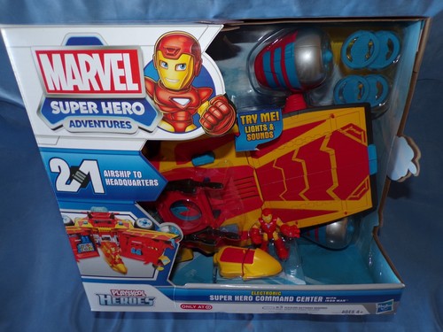 Helicarrier Avengers electronic Super Hero Command Center 2 in 1 Marvel ...