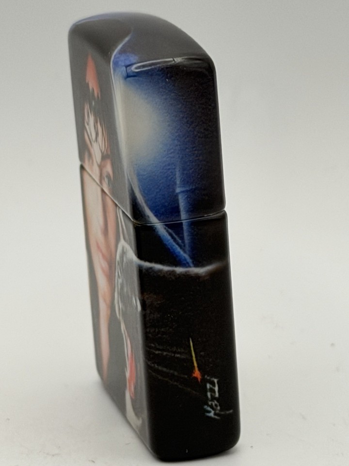 2023 Mazzi Claudio Woman With Black Cat Wrap Around Zippo Lighter | eBay