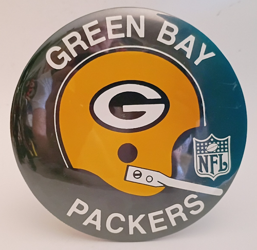 Vintage Giant 6 Inch Green Bay Packers Pinback / Pin / Button by Button ...