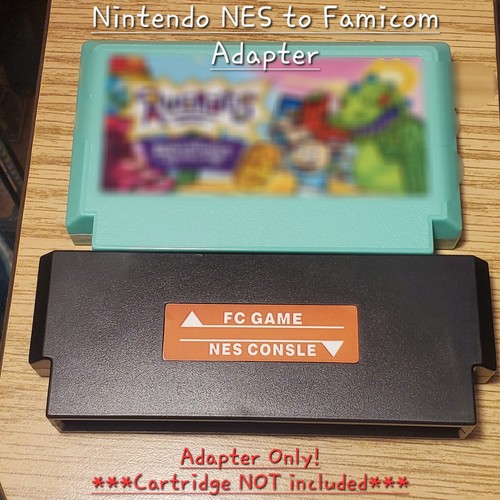 Nes Console To Famicom Cart ADAPTER ONLY. 72 To 60 Pin. TOP LOADER ...