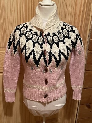 Women Black Label J.Crew MultiColor Lambswool/Wool Chunky Sweater Size ...