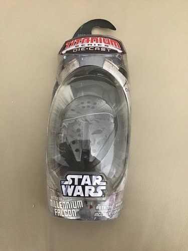 Star Wars Titanium Series Battle Ravaged Millenium Falcon | eBay