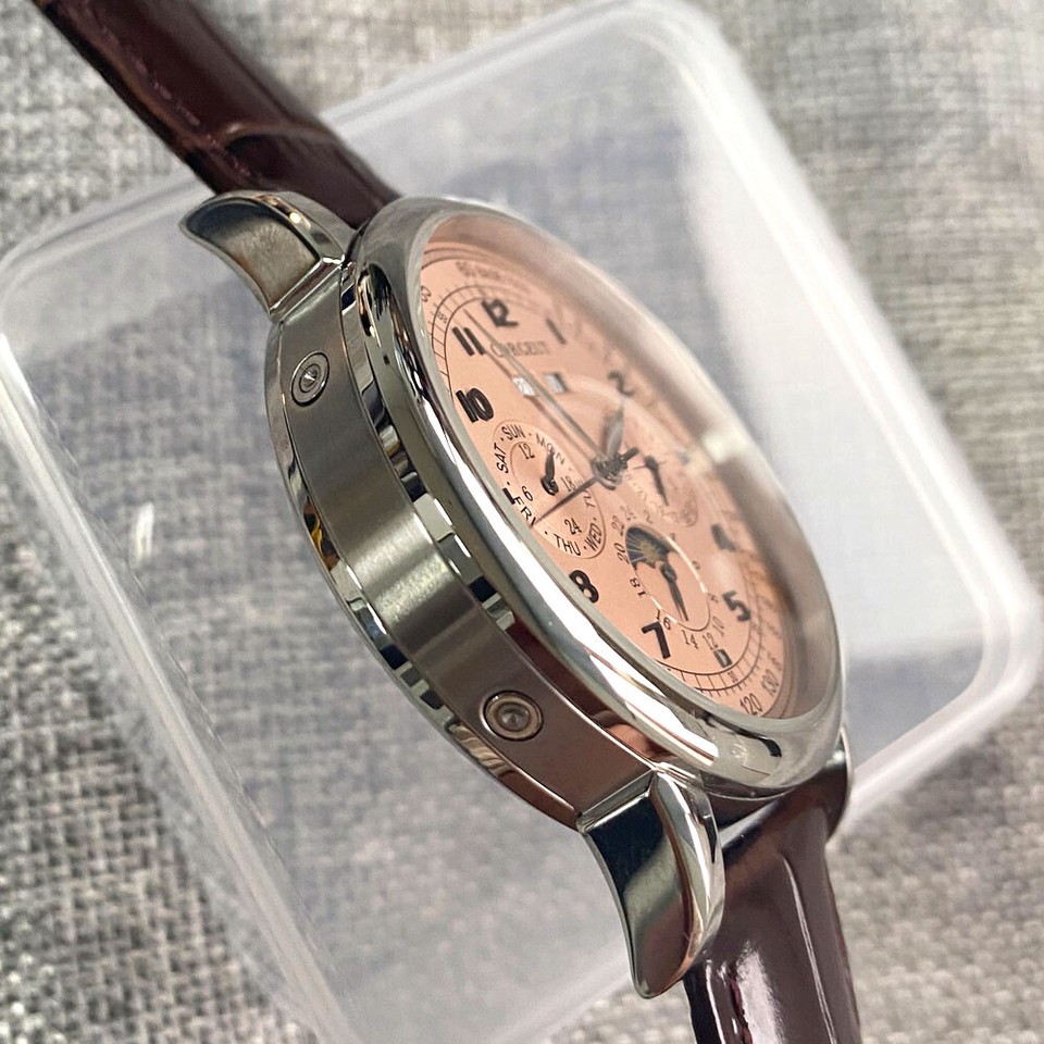 42mm corgeut sterile pink dial day multifunction Sea-gull automatic ...