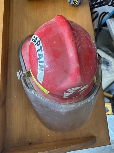 Cairns & Brothers Firefighter Helmet Model 660 Metro Red Vintage ...