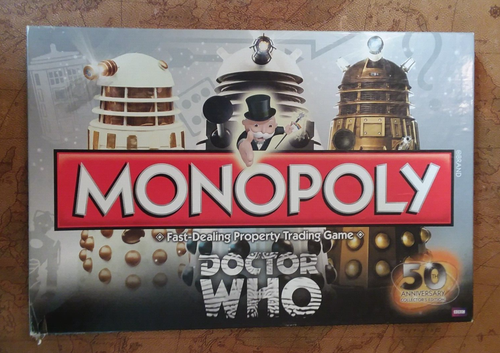 Doctor Who Monopoly 50th Anniversary Collector's Edition Board Game ...