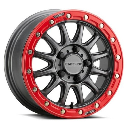 Raceline Alpha 15" Wheels Gm +25mm 33" RC500 Tires Polaris RZR Turbo R ...