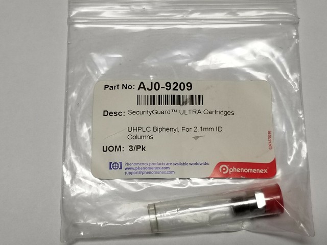 Phenomenex Aj0-9209 SecurityGuard Ultra Biphenyl for UHPLC 2.1mm ID LC ...