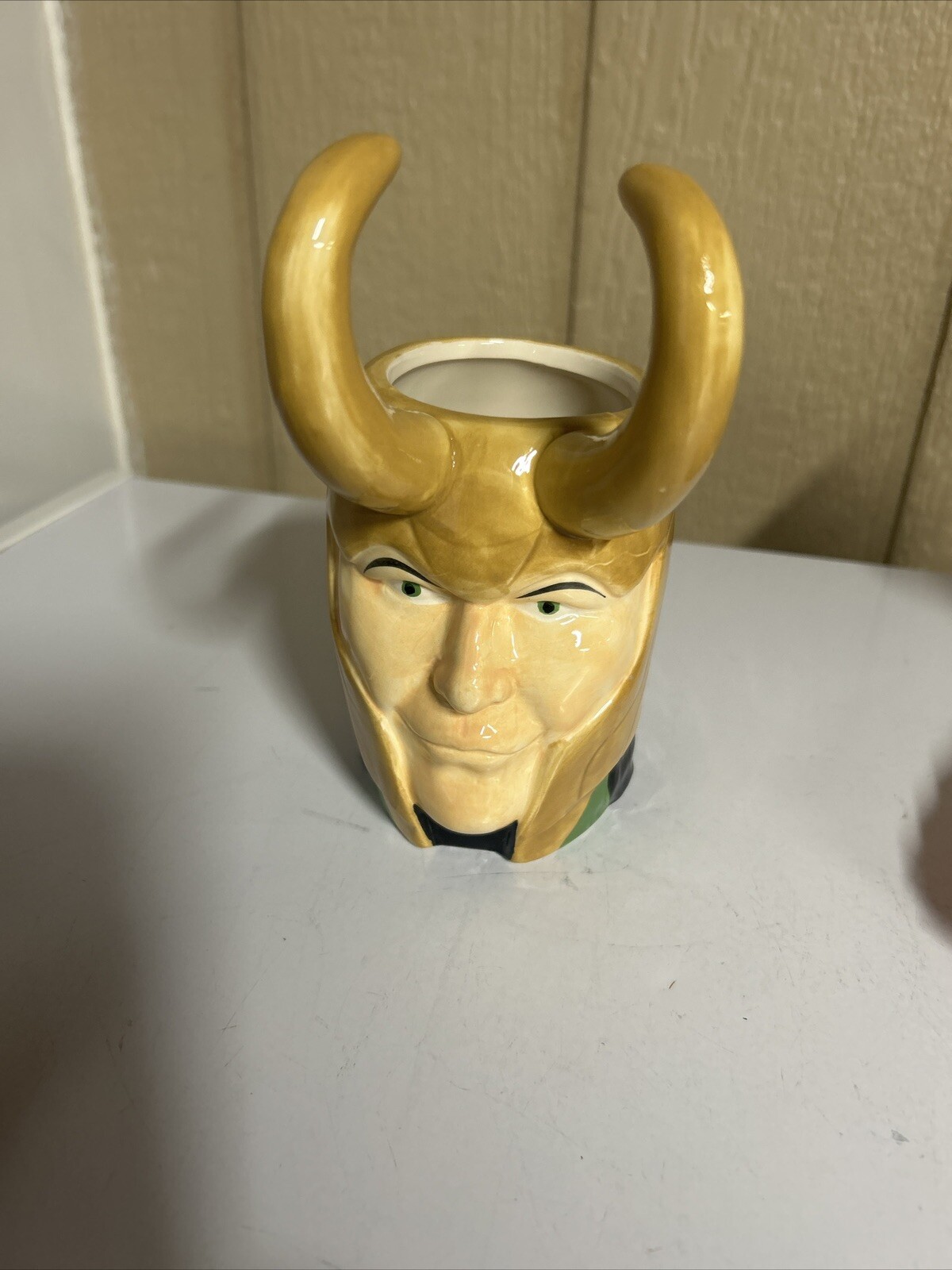 Marvel Comics Thor Horned Loki Molded Ceramic 16 Oz. Mug Collectible ...