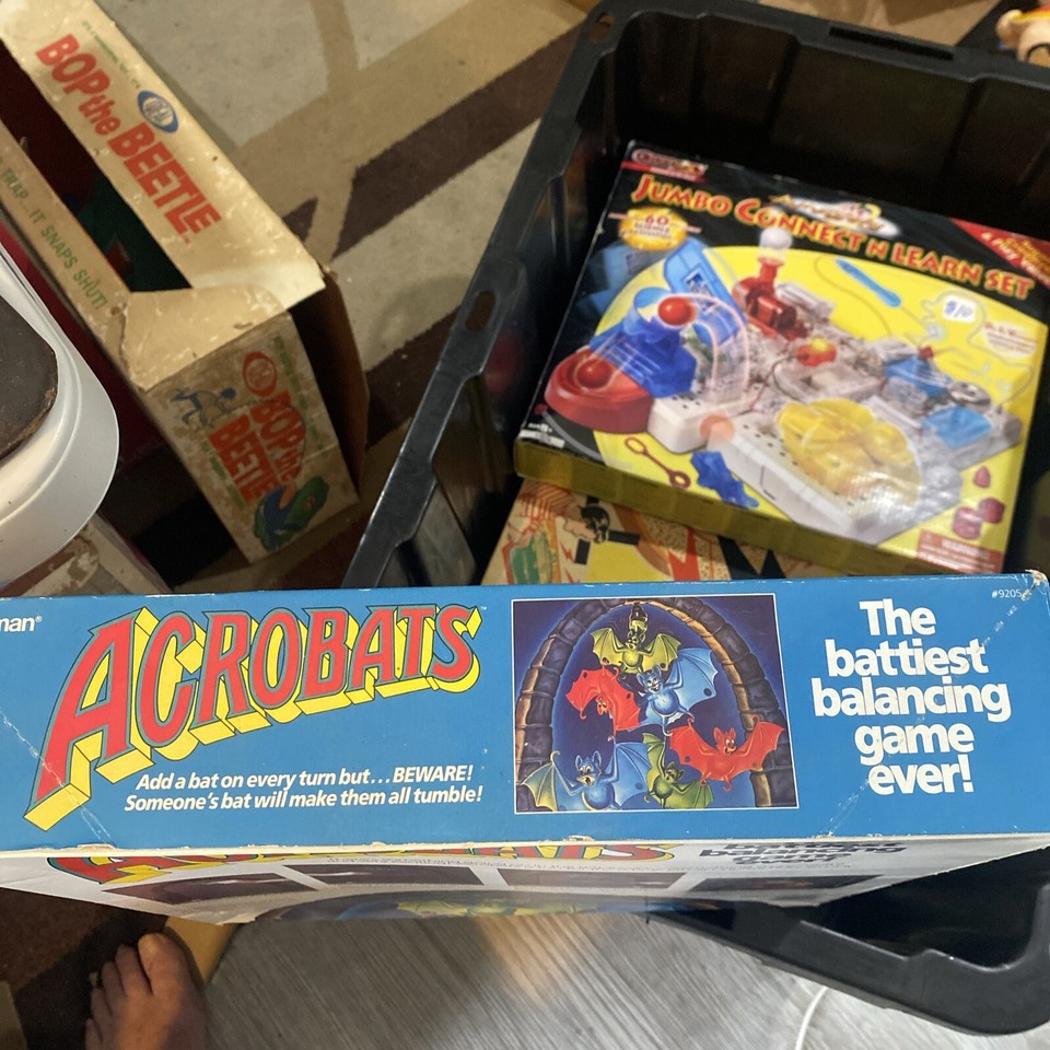 Vintage Acrobats Skill Action Balancing Board Game Pressman 1989 | eBay