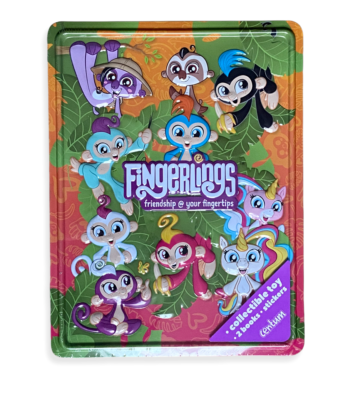 Fingerlings Tin of Books Toy 2 Books Stickers Brand New Sealed | eBay