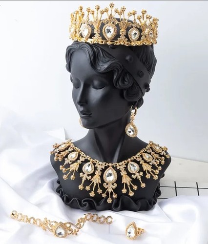 Turkish Ottoman Hurrem Sultan's White Stone Necklace Crown Moroccan ...