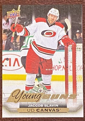 2015-16 Jaccob Slavin Canvas Young Guns #231 Free Combined Shipping | eBay