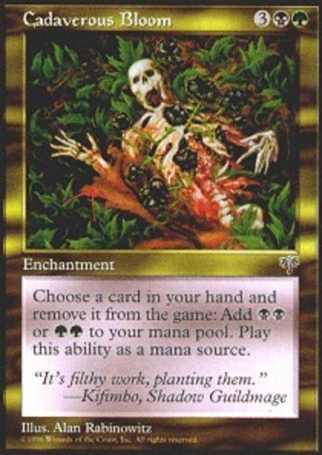 1x Lightly Played, English, Cadaverous Bloom - Mirage - MTG | eBay