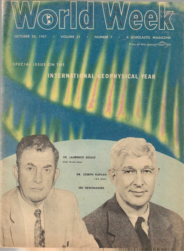 Lot of 11 World Week Scholastic Magazine Year 1957 France Spain Egypt ...
