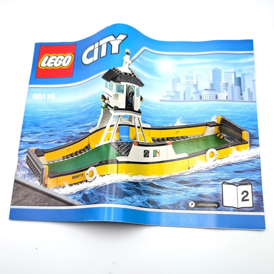 LEGO City Harbor 60119 Ferry - Complete with Manuals, Retired, No Box ...