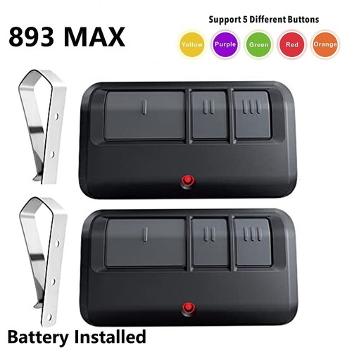 Garage Door Remote 893MAX 893LM G953EV-P2 for Chamberlain LiftMaster ...