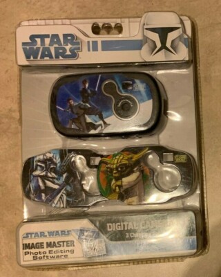 Star Wars Clone Wars Digital Camera Kit w/3 Face Plates NEW Factor ...