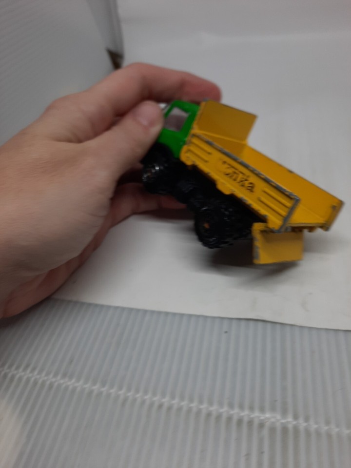 Vintage Diecast Tonka Green Yellow Flat Bed Truck - Made in Japan | eBay